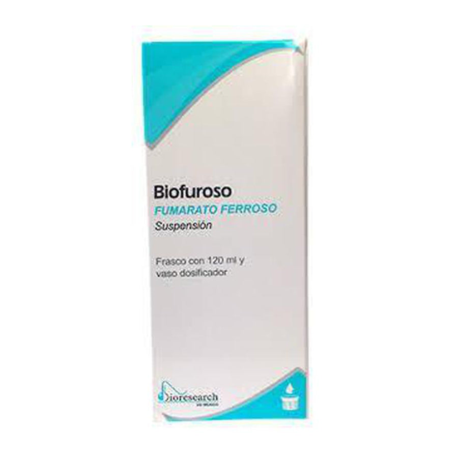 BIOFUROSO (FUMARATO FERROSO) 29MG/1ML SUSPENSIÓN C / 1 FRASCO CON 120M ...