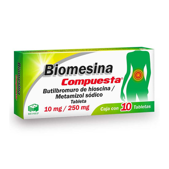 BIOMESINA COMPUESTA (BUTILBROMURO DE HIOSCINA/METAMIZOL SÓDICO) 10MG/2 ...
